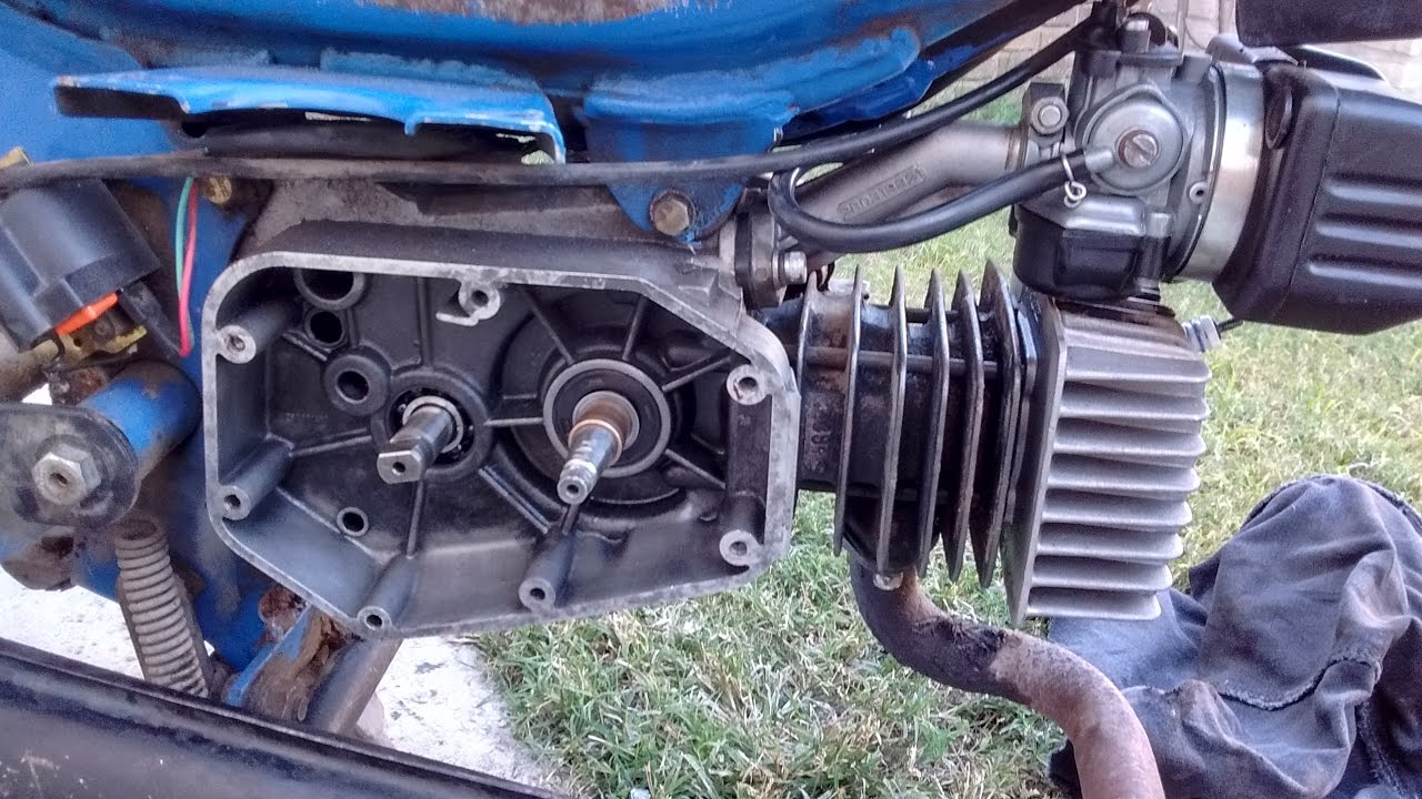 Centrifugo y motor zanella 50cc - YouTube