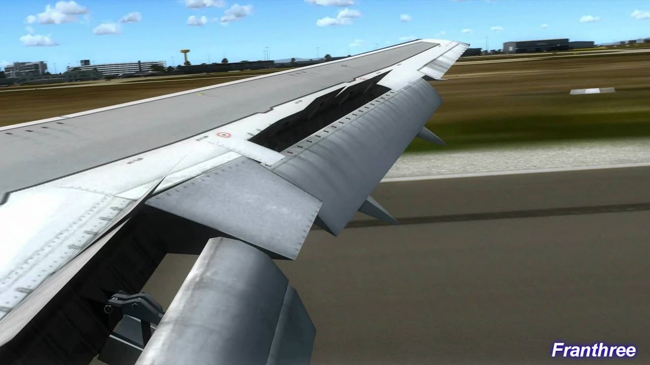 Flight Simulator FSX Qantas 767 landing in Melbourne-Australia - YouTube
