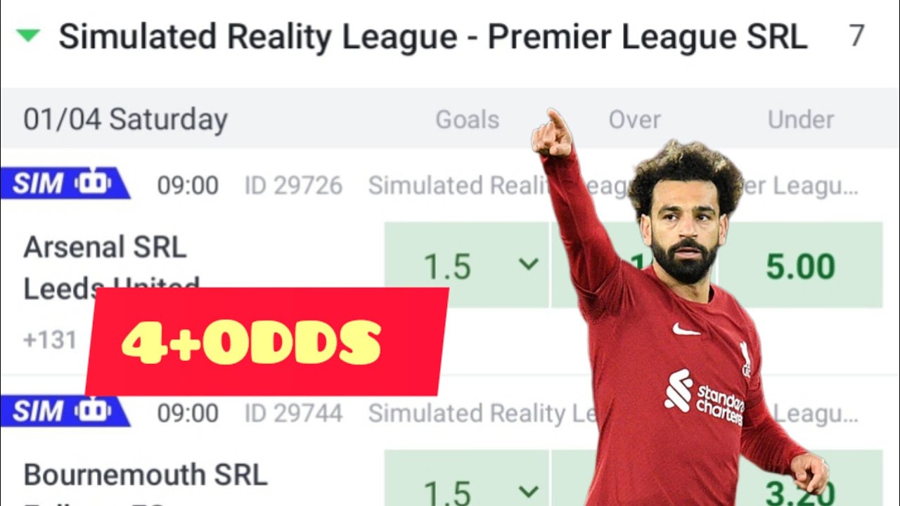 SIMULATED REALITY LEAGUE PREDICTION 4+ ODDS ⚽️🏆 1/04/2023 - YouTube