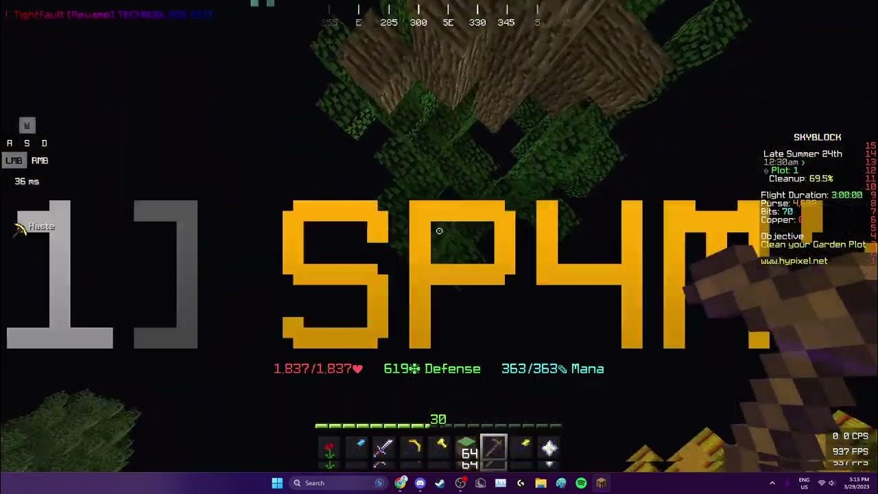 bug on Hypixel Skyblock? - YouTube