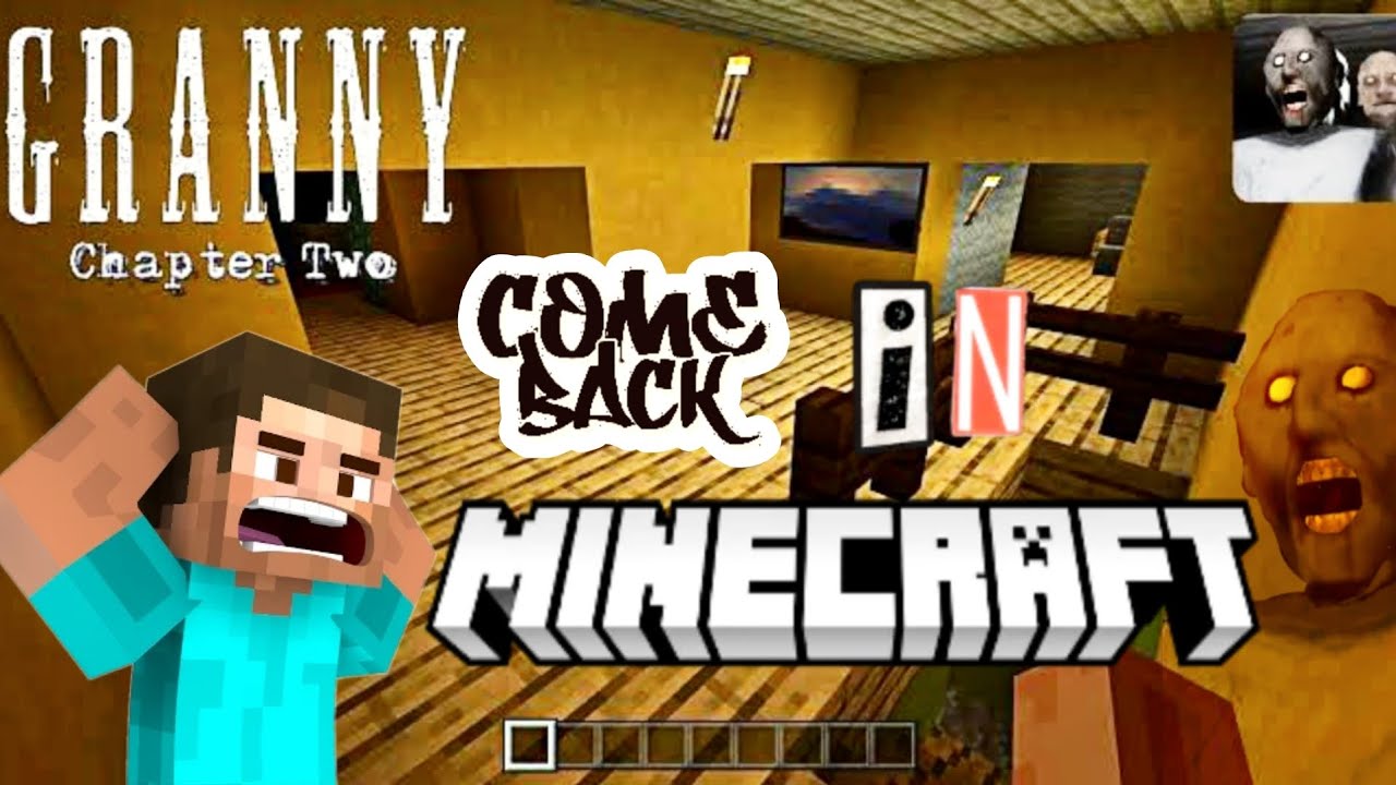 granny + minecraft | Granny in minecraft game | granny in minecraft in ...