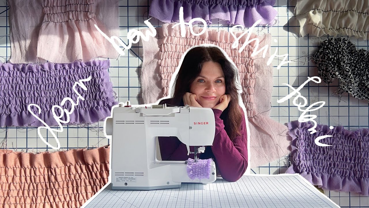 Short and sweet tutorial on how to shirr fabric 🪡 shirring tutorial by ...