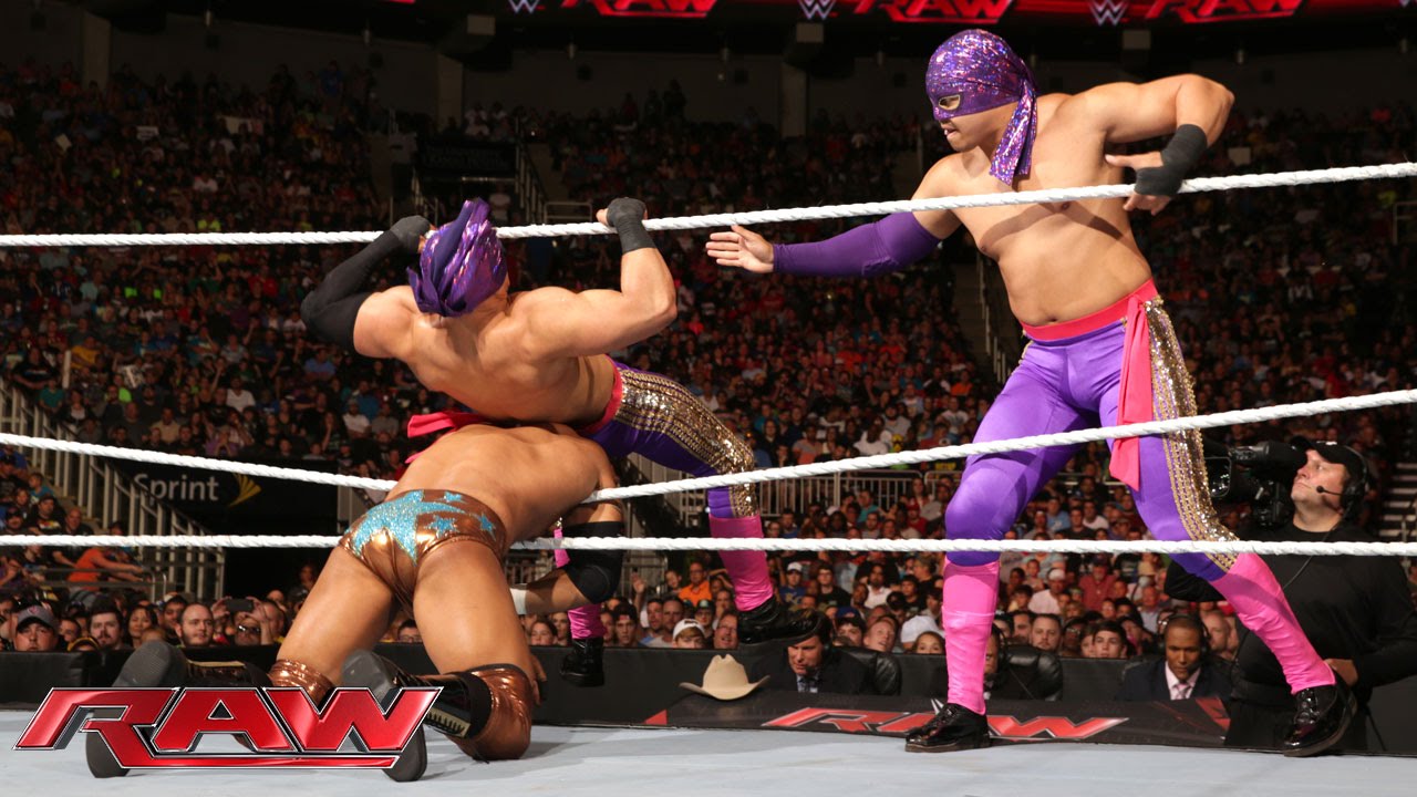The Prime Time Players vs. Los Matadores: Raw, July 20, 2015 - YouTube