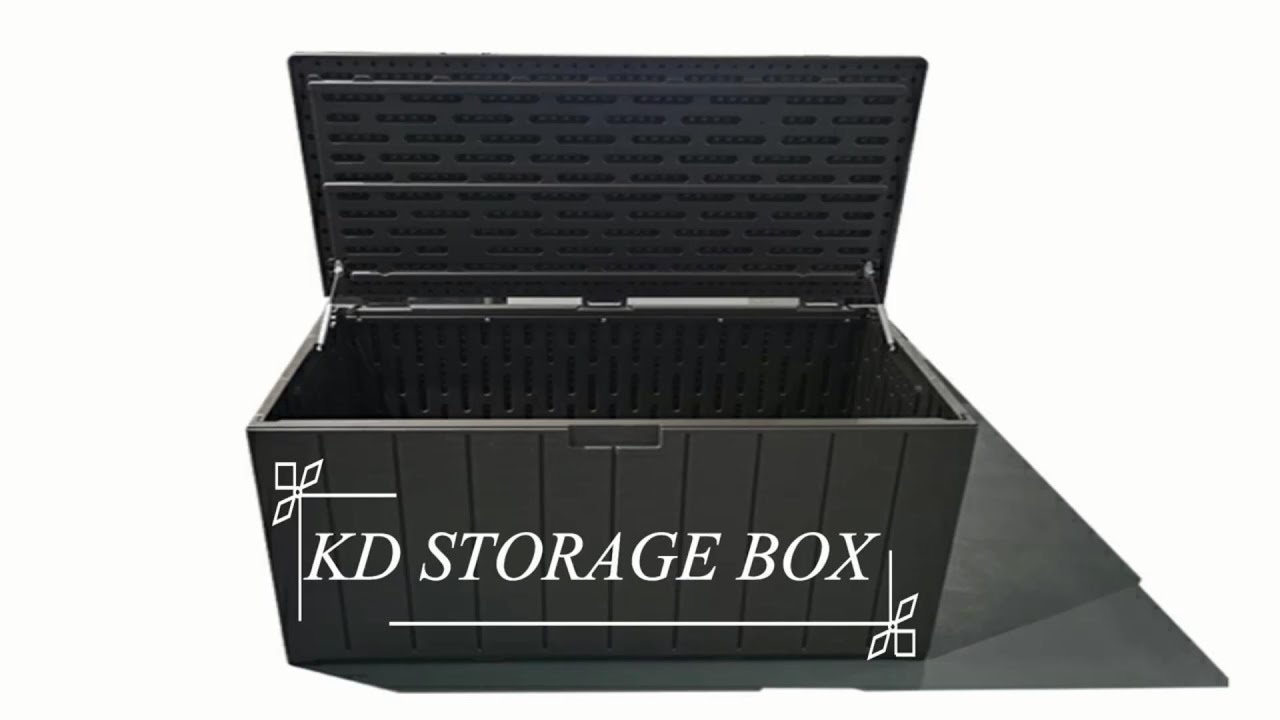 How to Assemble a Garden Storage Box - YouTube