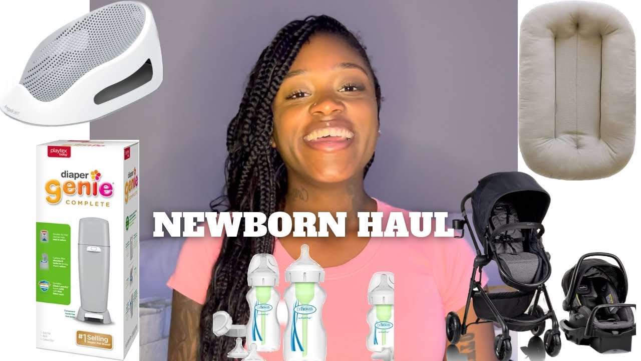 NEWBORN BABY HAUL + FIRST TIME MOM - YouTube