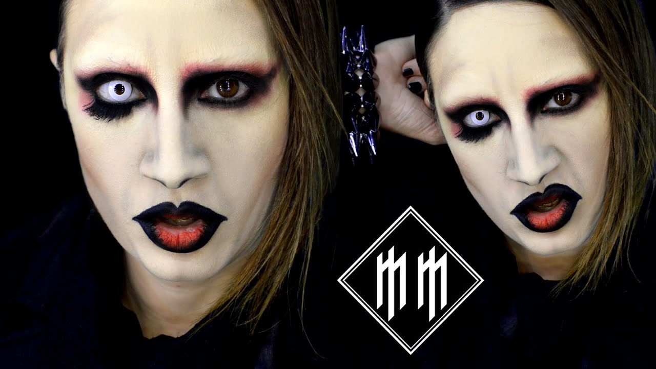 GET THE LOOK! Marilyn Manson Disfraz Maquillaje Cosplay / Goth Makeup ...