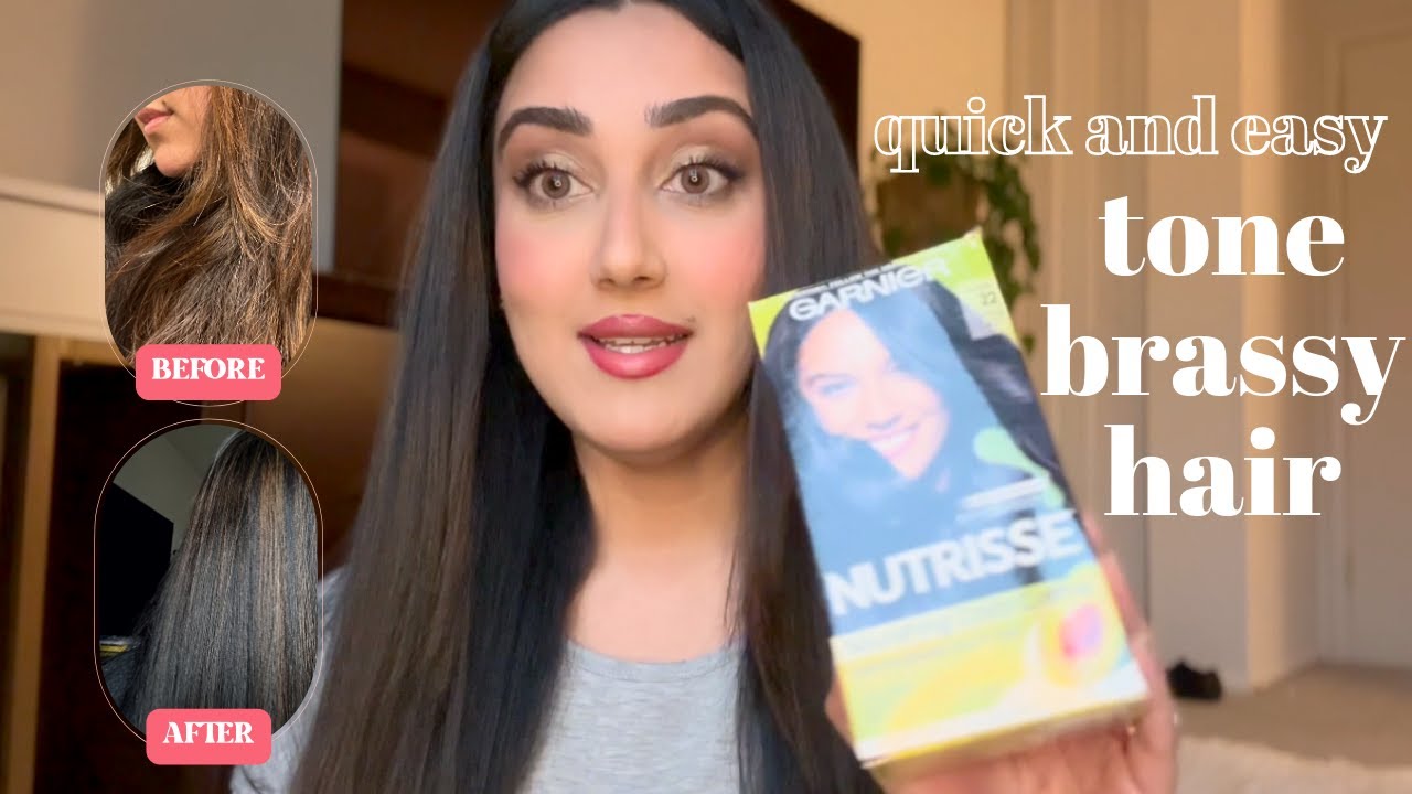 HOW TO TONE HAIR | RINSAGE From Brassy to Ashy | QUICK and EASY - YouTube