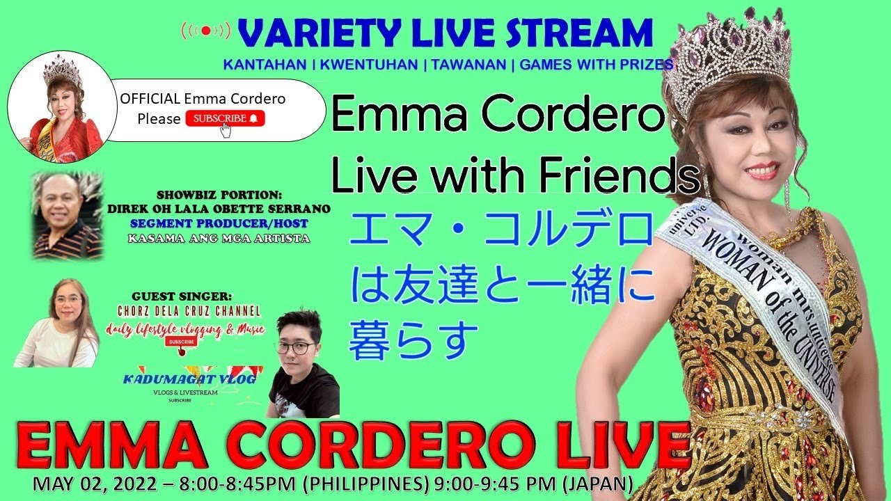 EMMA CORDERO LIVE Part 2 - YouTube