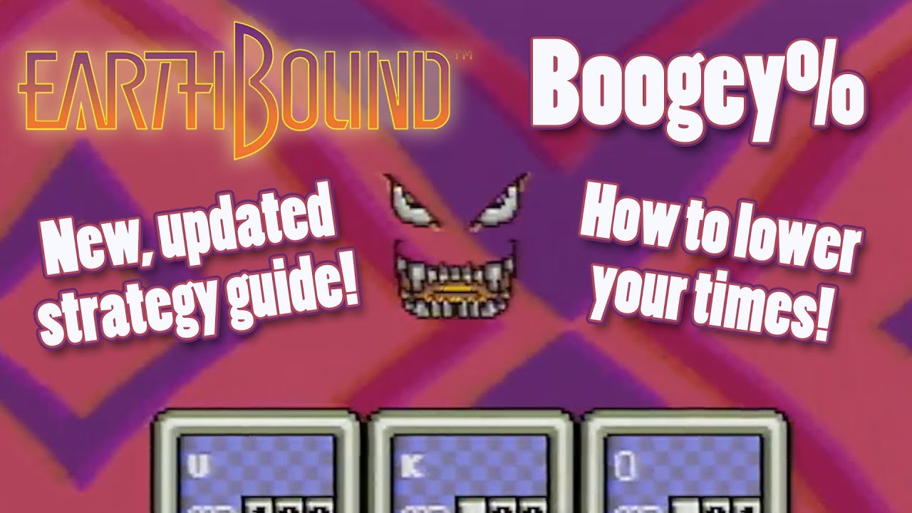 EarthBound Boogey% Updated Strategy Guide/Tutorial - YouTube