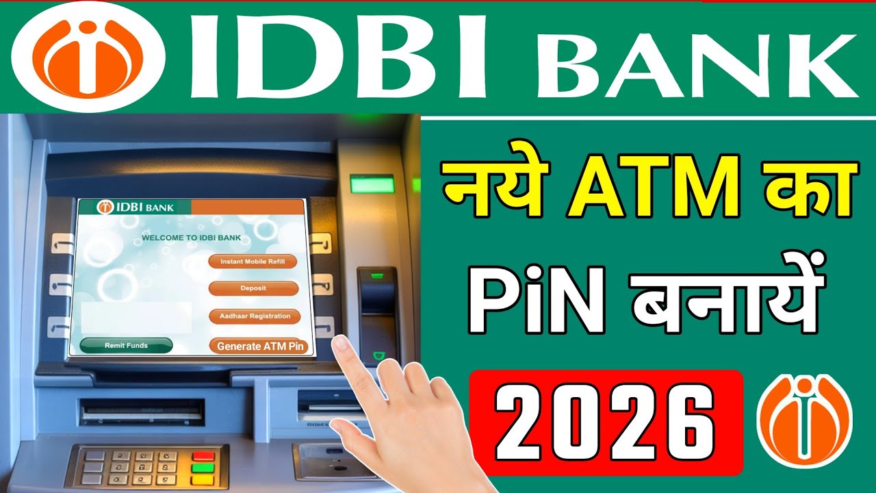 IDBI Bank New ATM PIN Kaise Banaye | How to generate idbi bank atm pin ...