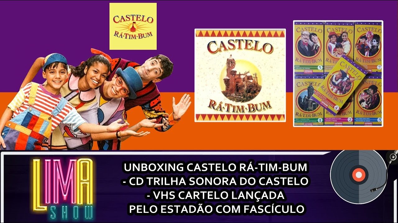 UNBOXING: CD Castelo Rá Tim Bum e VHS Do Castelo Do Estadão | LimaShow ...