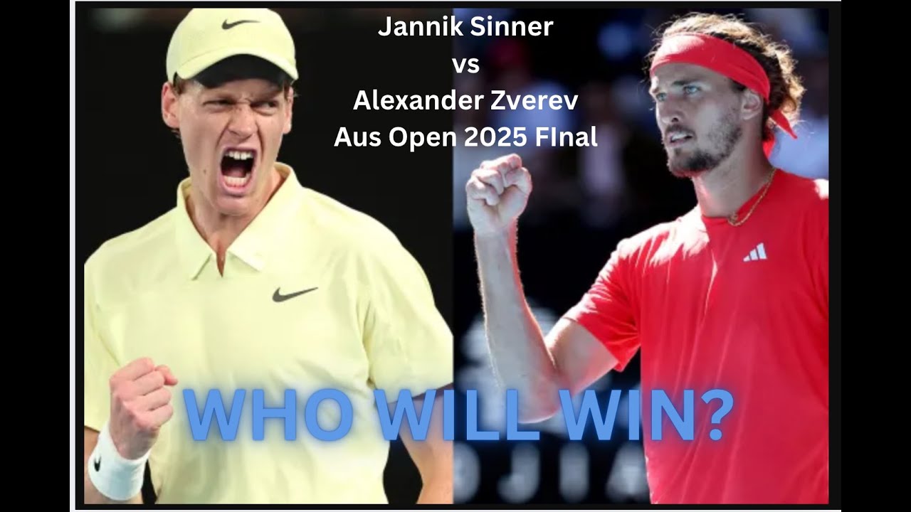 Jannik Sinner vs Alexander Zverev Australian Open 2025 Final | Pre ...