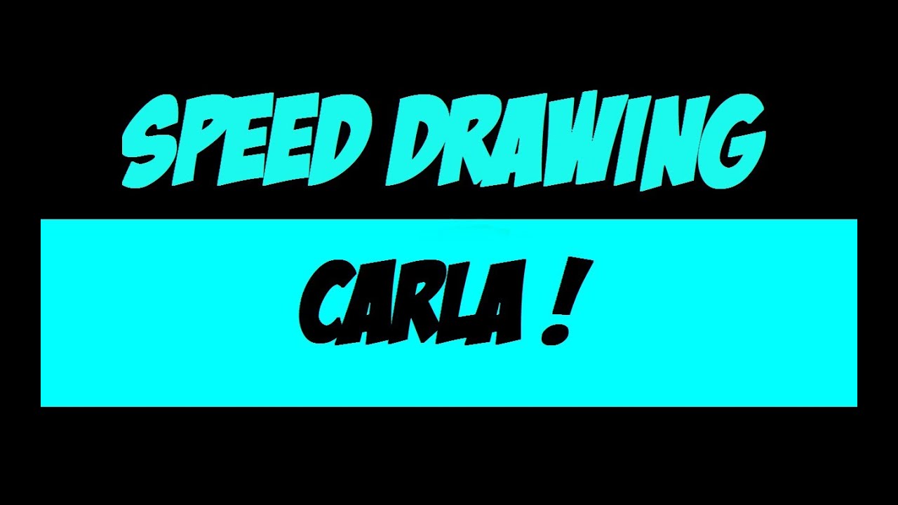 how to draw a graff '' carla '' - YouTube