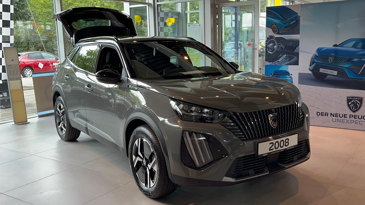 2023 Peugeot e2008 GT Pack 54 kWh 156 hp | Gris Selenium | - YouTube