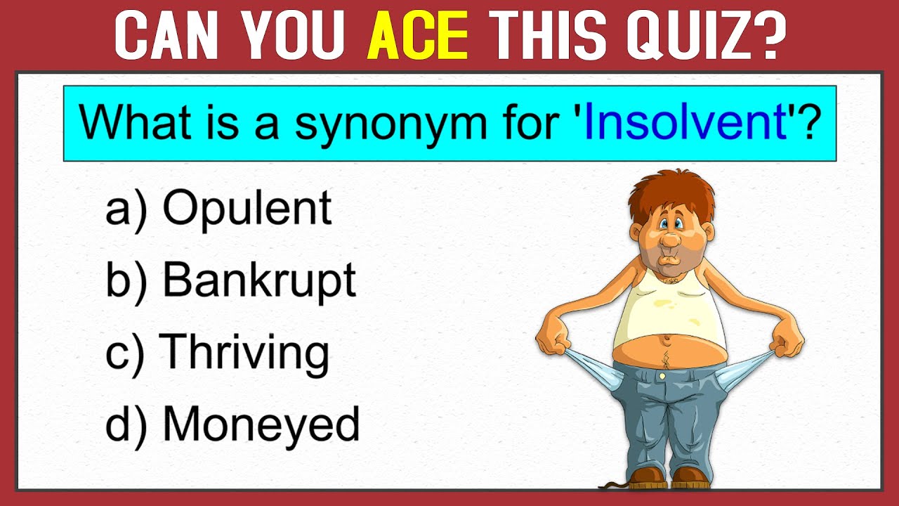 SYNONYMS REVISION TEST: Can You Ace This English Vocabulary Quiz? # ...