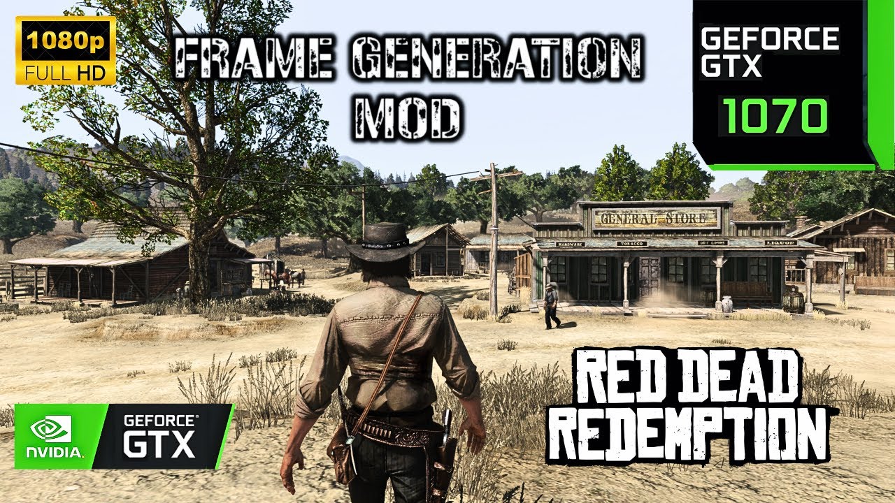 Red Dead Redemption PC | Frame Generation Mod on GTX 1070 Laptop - YouTube