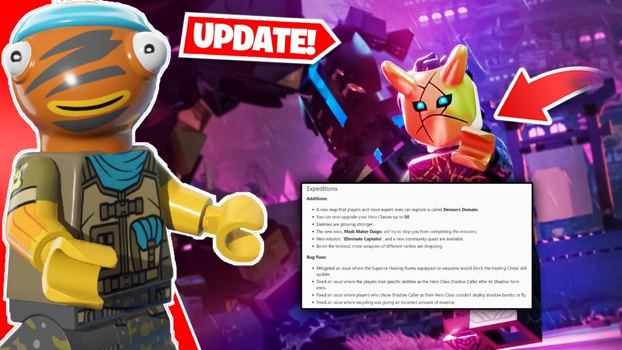 EVERYTHING You NEED TO KNOW About TODAY'S UPDATE in LEGO Fortnite ...