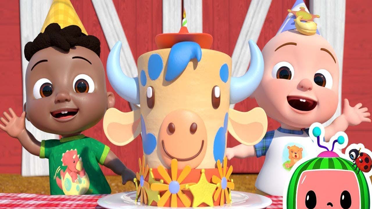 JJ's Birthday At The Farm Song | CoComelon Nursery Rhymes & Kids Songs ...