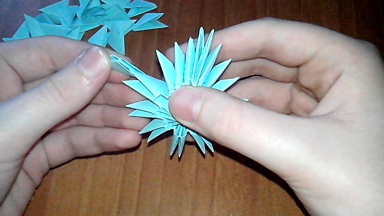 Tutorial Origami | Fulg din Origami 3D | RO | HD - YouTube
