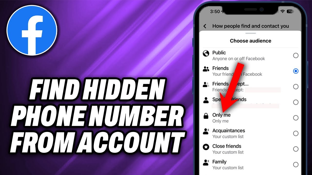 How To Find Hidden Phone Number From Facebook Account (2025) - Quick ...