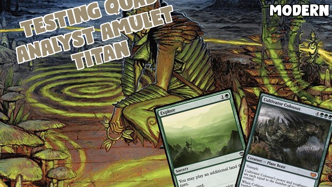 Testing QUAD ANALYST Amulet Titan | Analyst Amulet | Modern Prelim ...