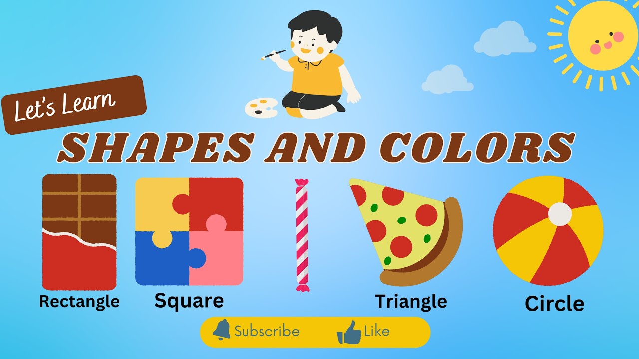 Learn Shapes And Colors | Educational Video For Toddlers | # ...