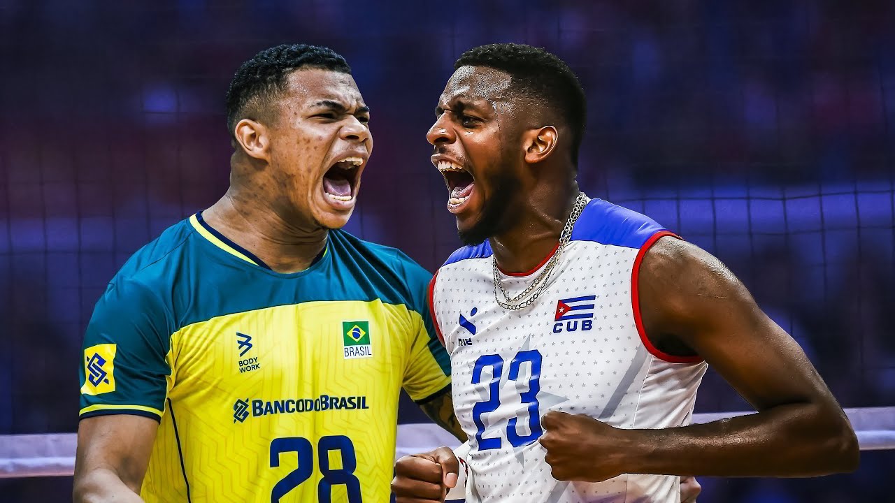 Brazil vs Cuba | One of the Most Dramatic Matches in Volleyball History ...