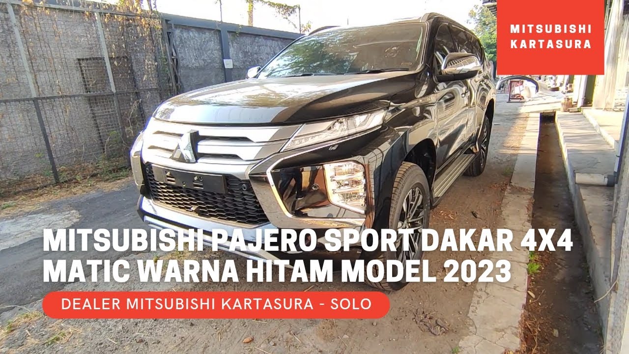 Mitsubishi Pajero Sport Tipe Dakar Ultimate 4x4 Matic Warna Hitam Model ...