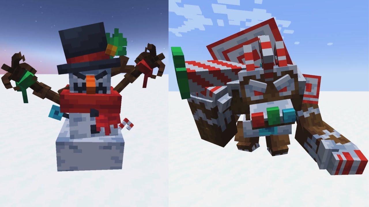 Immortal Gingerbread Christmas MOD in Minecraft - YouTube