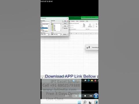 free excel certification course #SHORTS #excelcourse #macros #vba #excel #mis #msexcel #iptindia ...