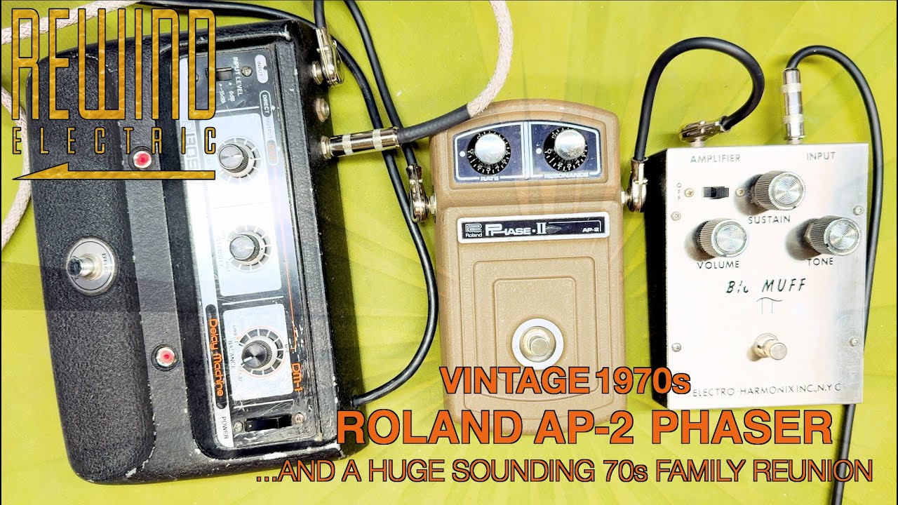 Vintage 1970s Roland AP-2 Phaser - Inspection & Audio Demo - YouTube