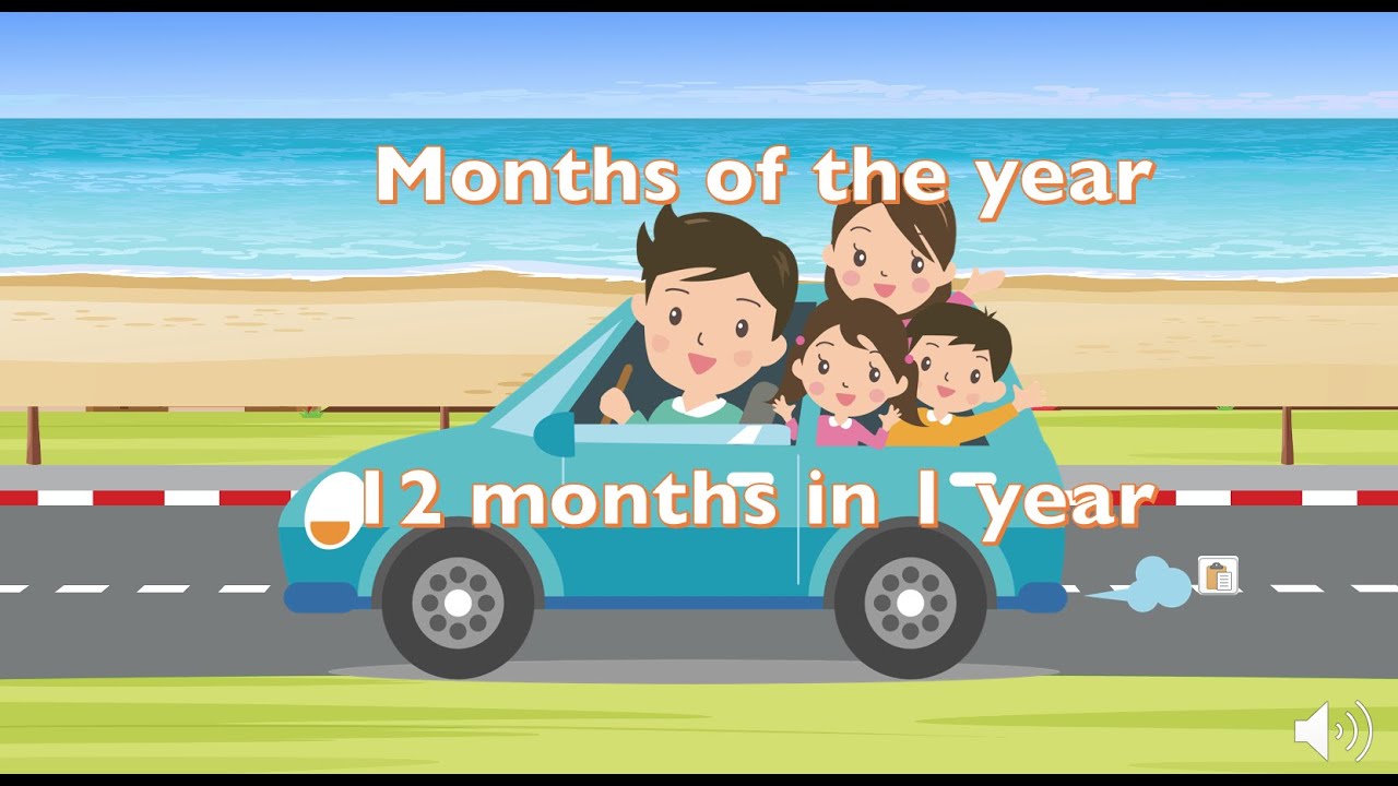 Months of the year | 12 Months of the year | January, February, March ...
