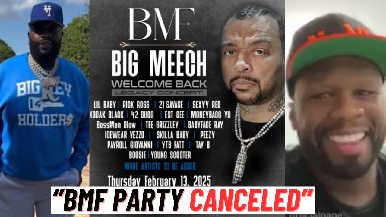 Rick Ross REFUSES To Cancel BMF Party As 50 Cent Reveals Big Meech Is ...