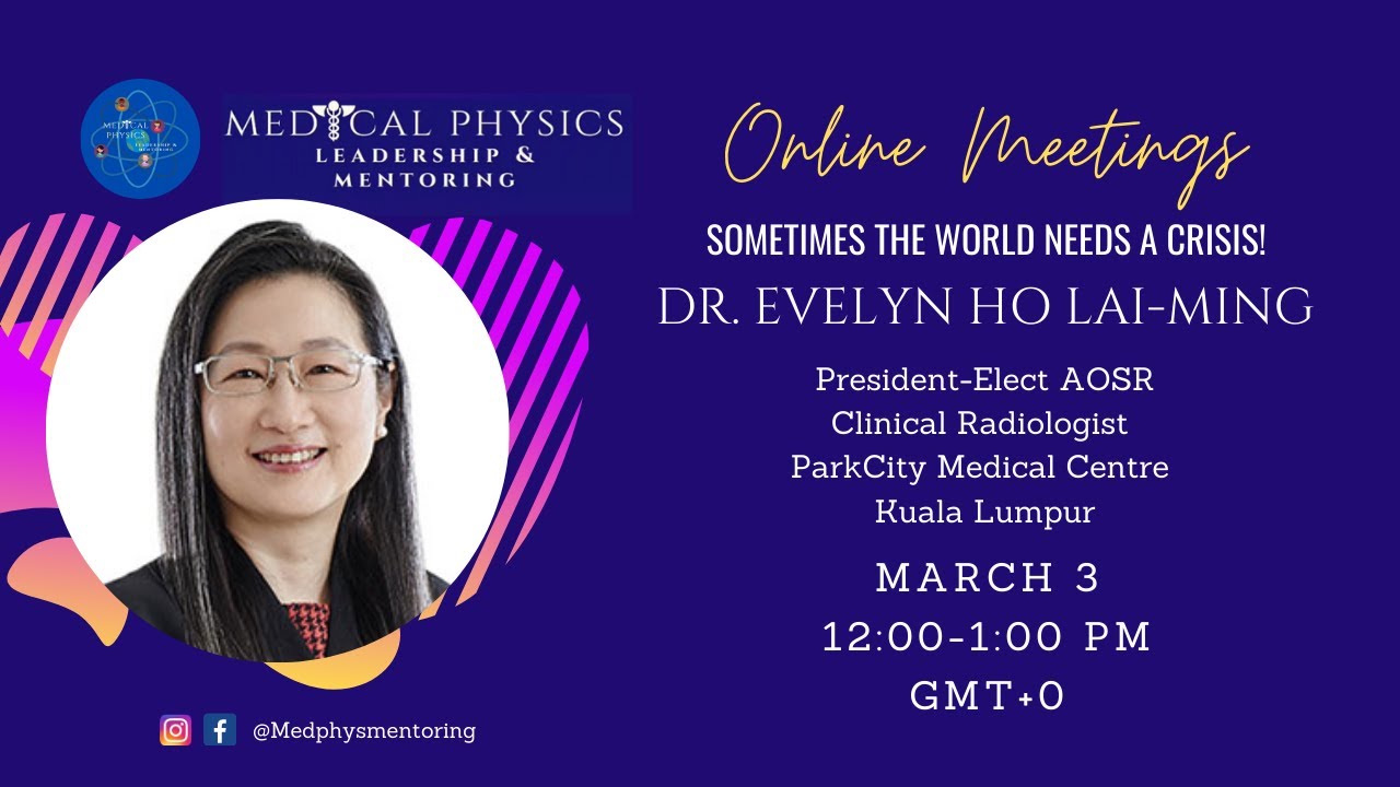 Sometimes the World Needs a CRISIS ! - Dr. Evelyn Ho Lai Ming - YouTube