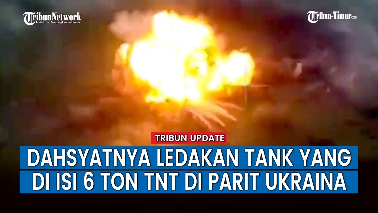 Dahsyatnya Kehancuran Tank Ukraina usai Bom TNT Meledak Ditambah ...