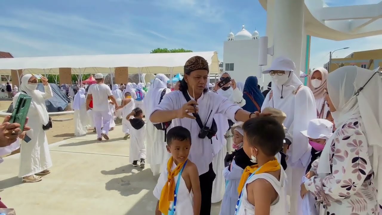 Perdana Manasik Haji di Az-Zahra Galuh Mas - Manasik Haji 2022 Tk Islam ...