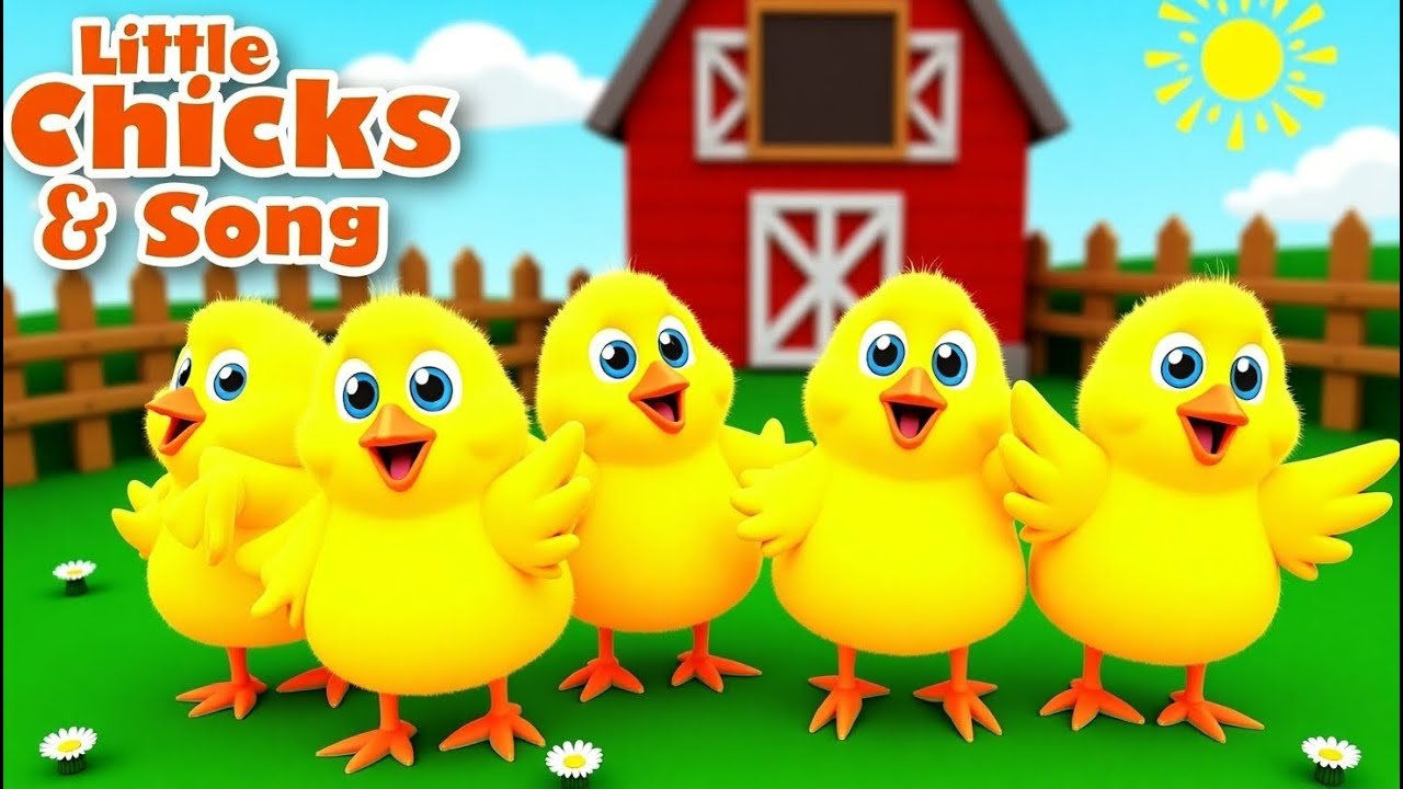 Little Chicks Song 🐤 | Farm Animal Songs | Kids Songs & Nursery Rhymes ...