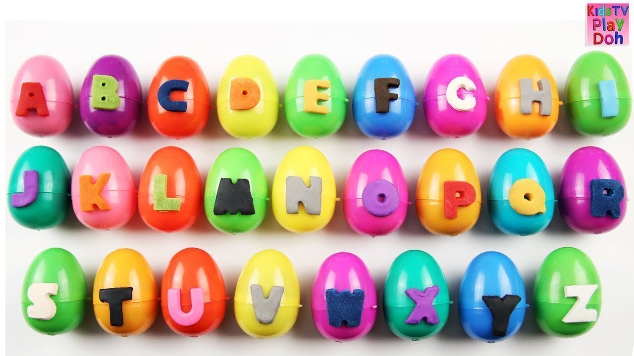 Learn Alphabets With Surprise Eggs Balls for Kids + More Educational ...