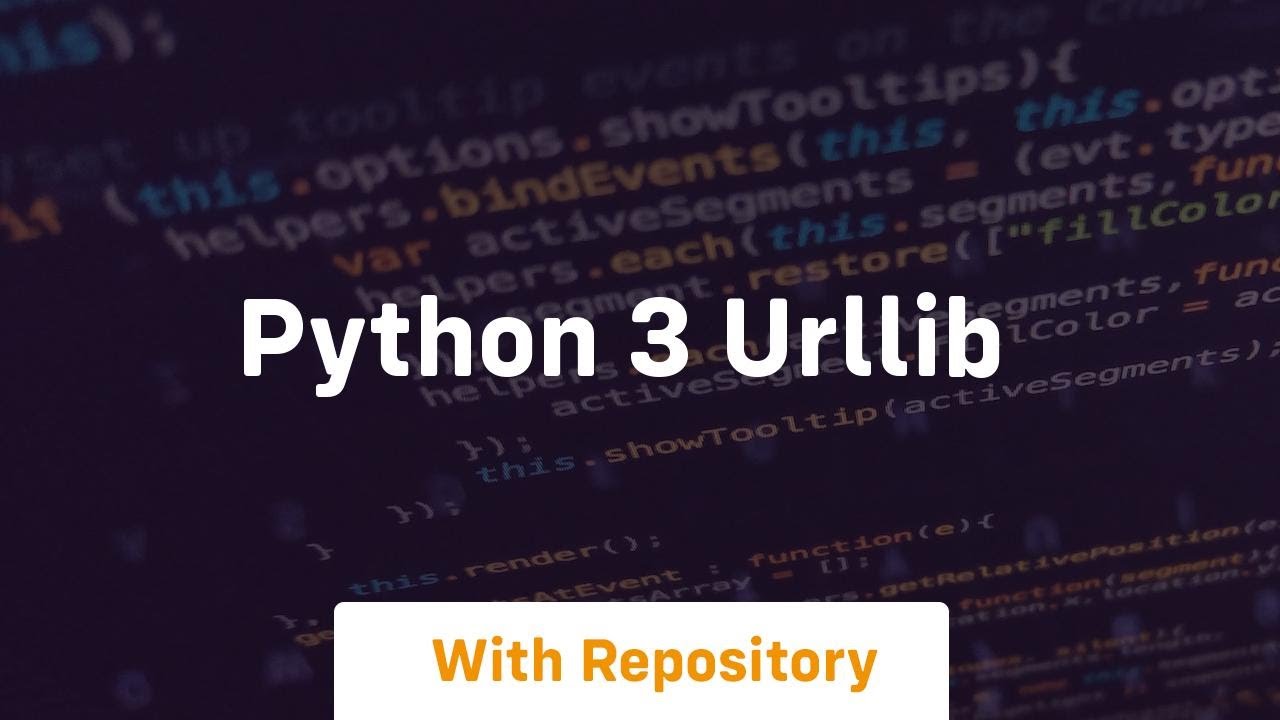 python 3 urllib - YouTube