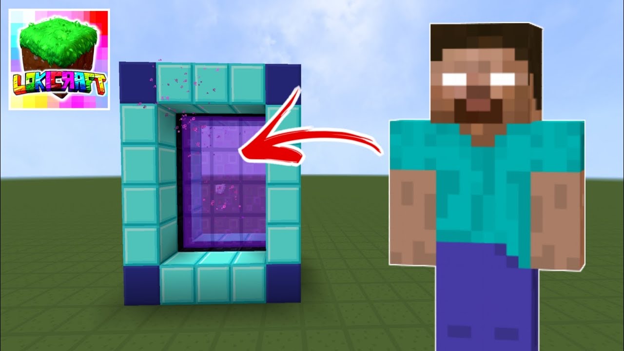 How To Make a PORTAL To HEROBRINE in LokiCraft - YouTube