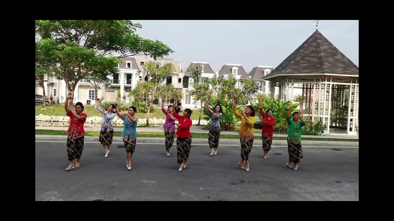 BENGAWAN SOLO - LINE DANCE | 姐妹花舞團 JIE MEI HUA WU TUAN | HAPPY HEALTHY ...