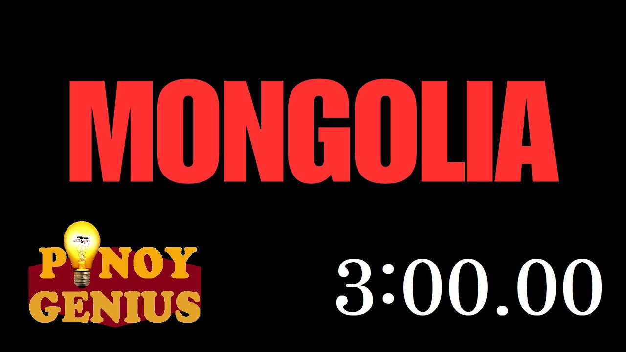 "MONGOLIA" - Pinoy Henyo Word (with 3-minute timer) | Pinoy Genius ...