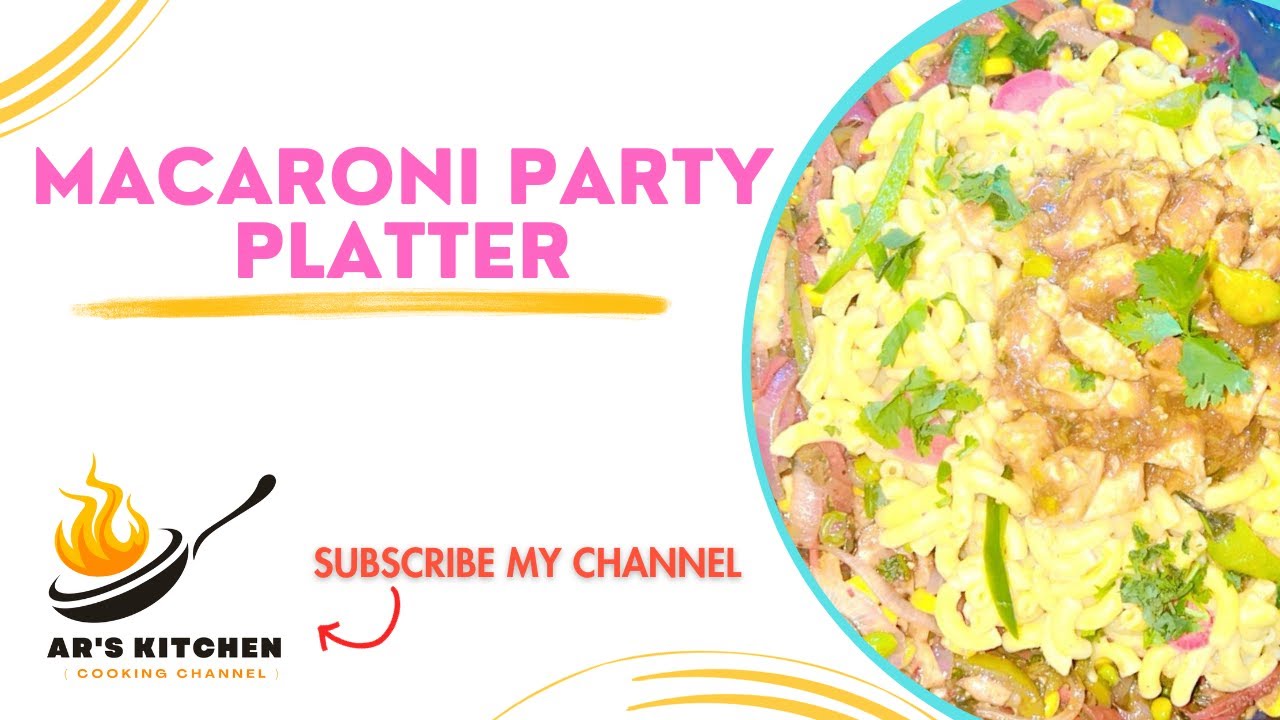 Macaroni Party Platter | Macaroni Platter | Elbow Macaroni - YouTube