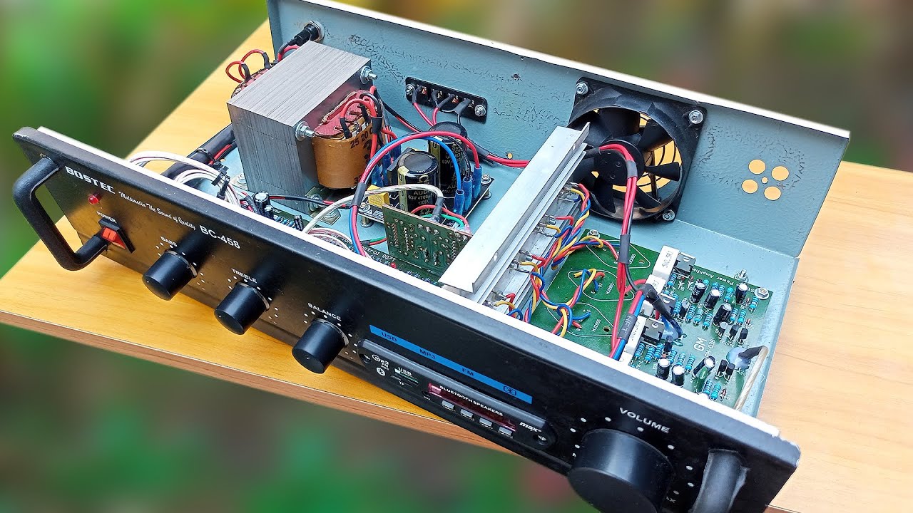 Review dan tes Power Amplifier Rakitan 150 Watt travo 3 ampere murni ...