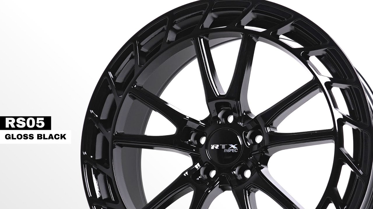 RS05 Gloss Black | RTX Wheels - YouTube