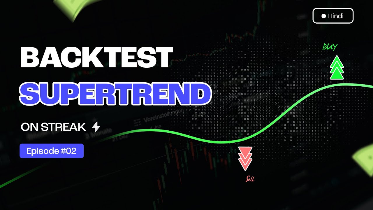 How to Backtest हिंदी | Episode 2 | Supertrend - YouTube