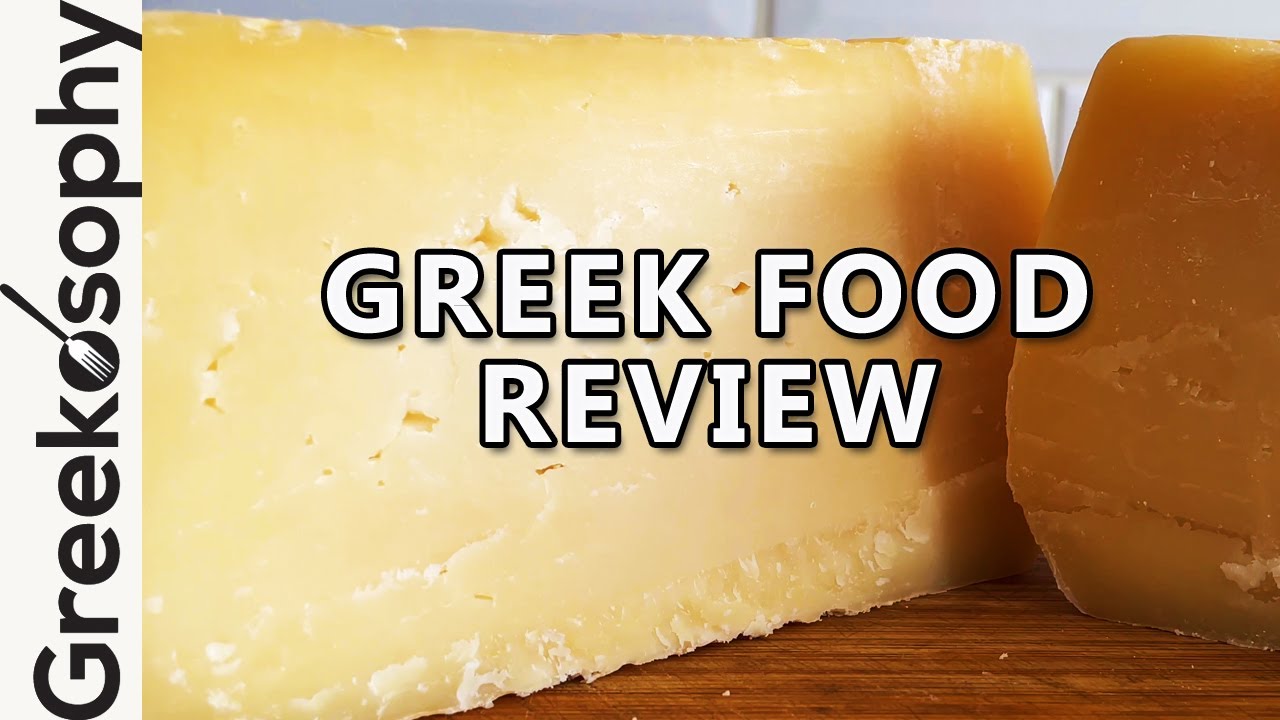 Greek product review - Kefalotiri Cheese by Liontomitsos - YouTube