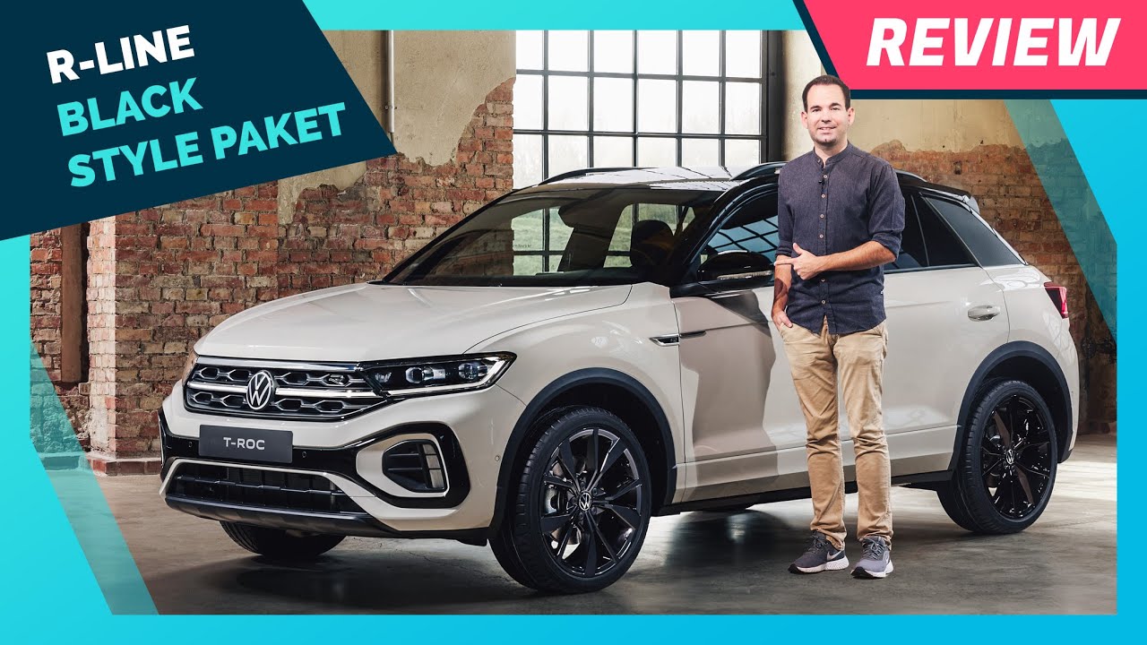 VW T-Roc Facelift: T-Roc R-Line mit Black-Style Paket kurz vorgestellt ...