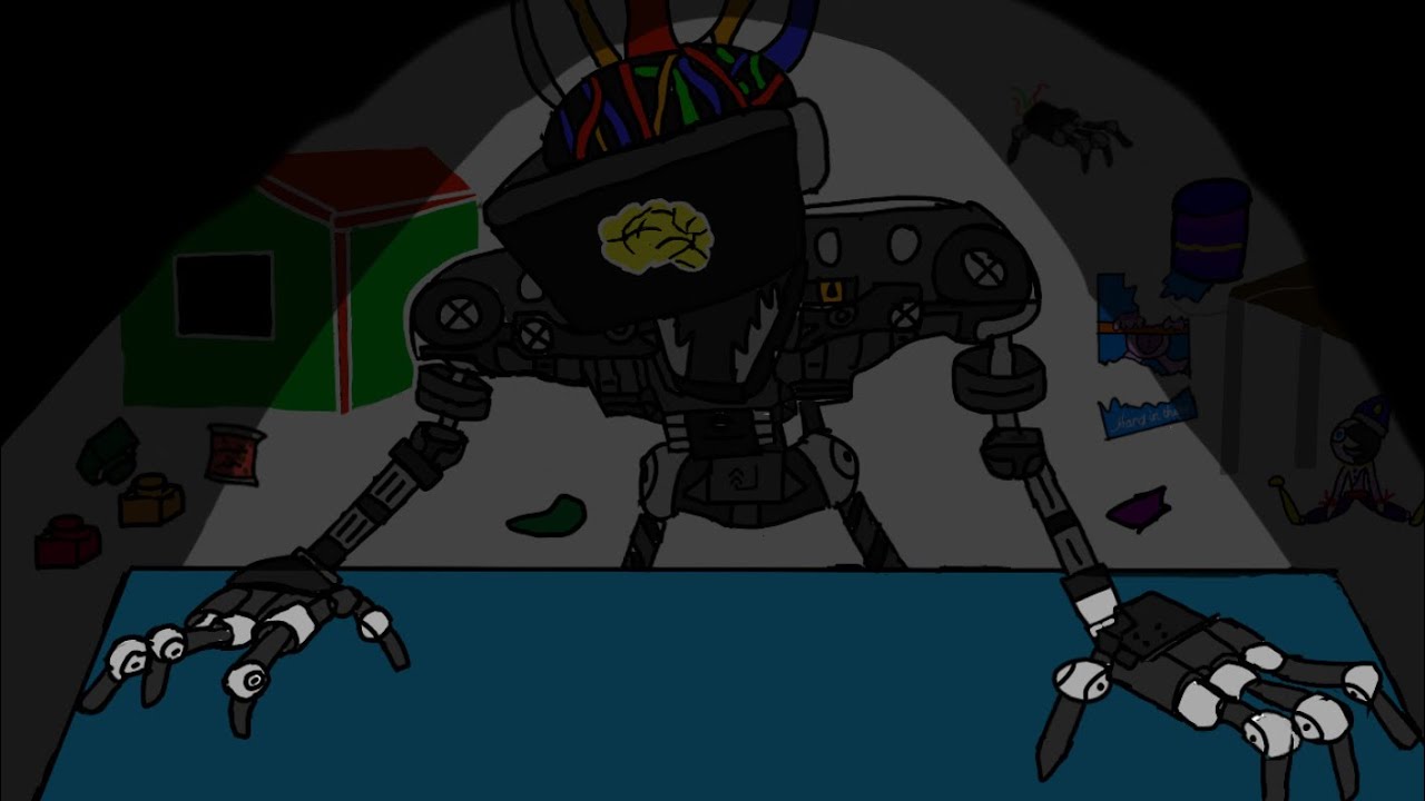 Fnaf VR 2, Vr Endo drawing - YouTube