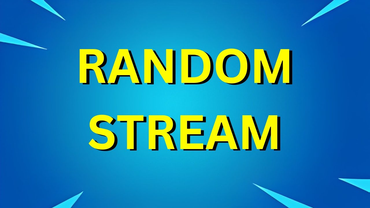 🔴*LIVE* RANDOM STREAM TODAY FORTNITE (SEASON 4) - YouTube